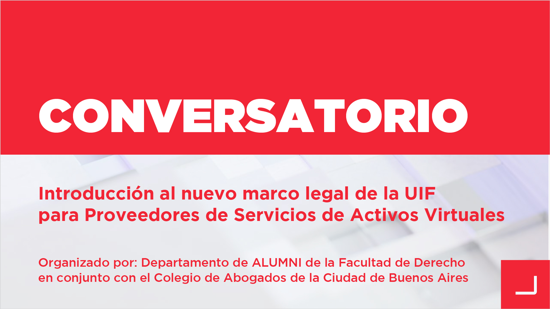 Conversatorio | Introducción al nuevo marco legal de la UIF para Proveedores de Servicios de ...